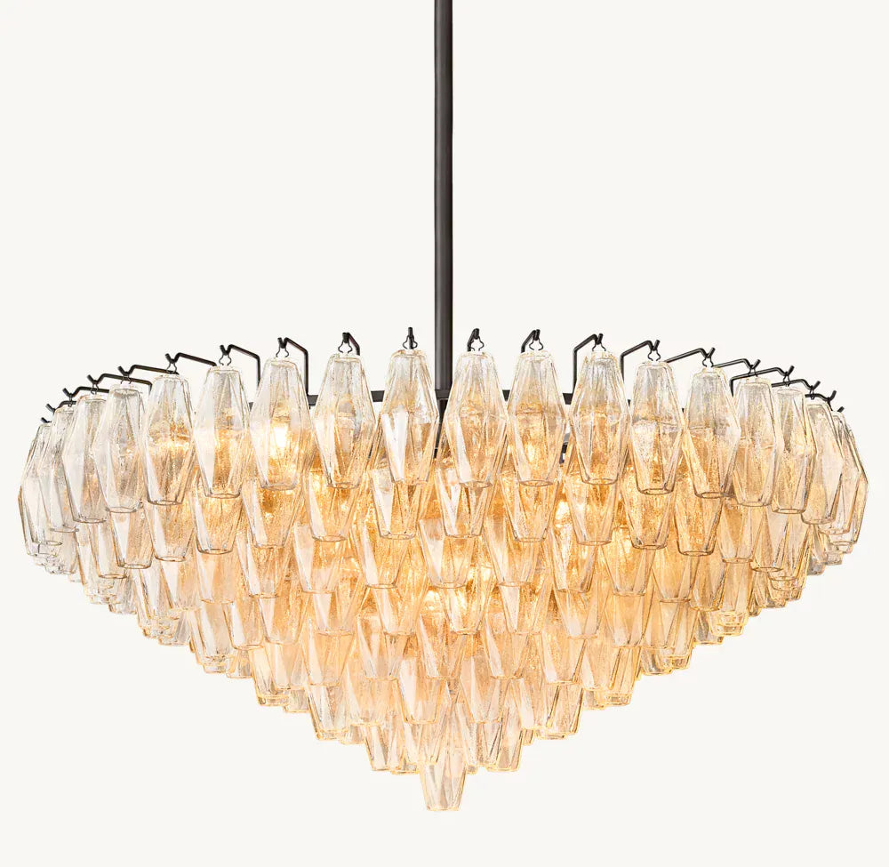 CHIARA GLASS TIERED ROUND CHANDELIER – ichandelier